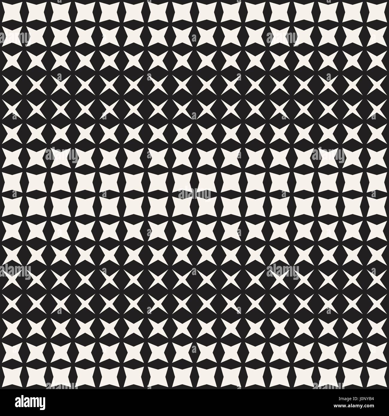 Geometric Seamless Star Shapes Pattern. Halftone Gradient Effect ...