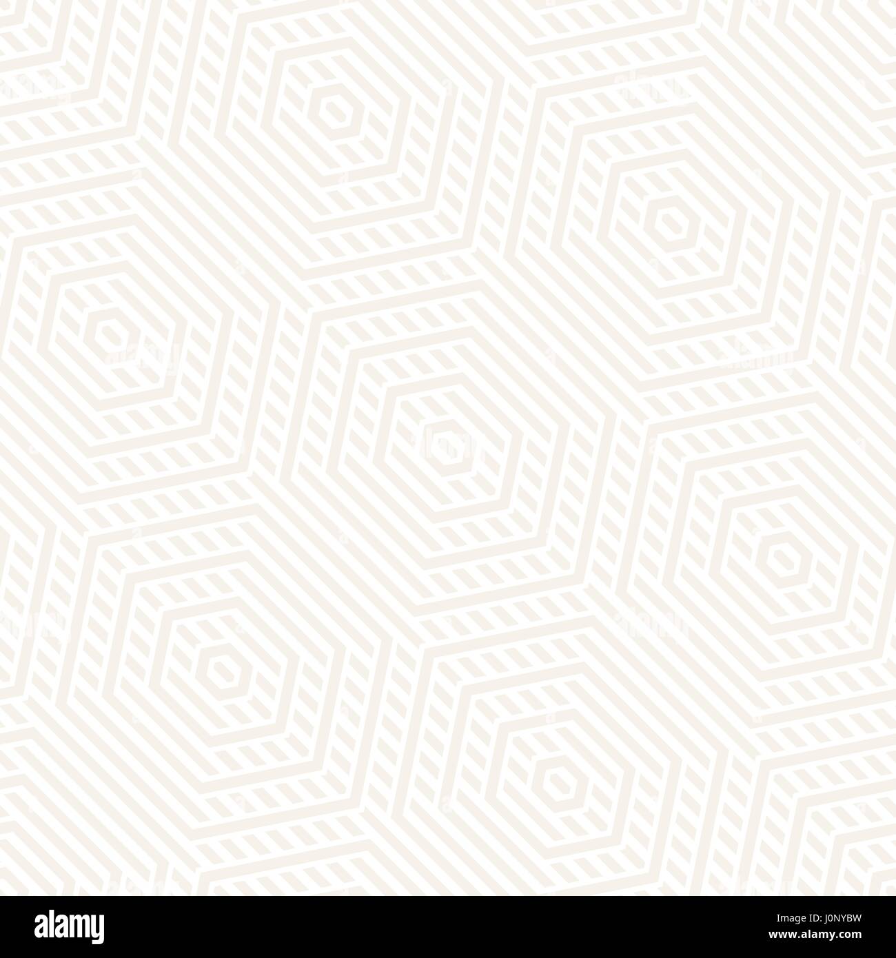 Vector Seamless Pattern. Modern Subtle Geometric Texture. Repeating Lattice Abstract Background ...