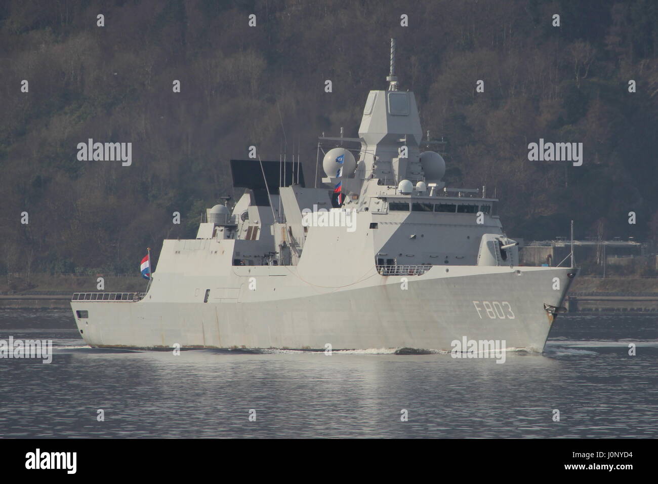Hnlms Tromp Frigate Royal Netherlands High Resolution Stock Photography ...