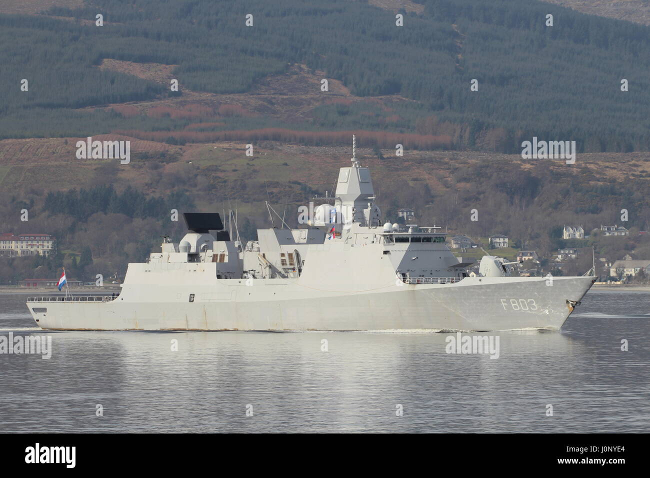 Hnlms Tromp Frigate Royal Netherlands High Resolution Stock Photography ...