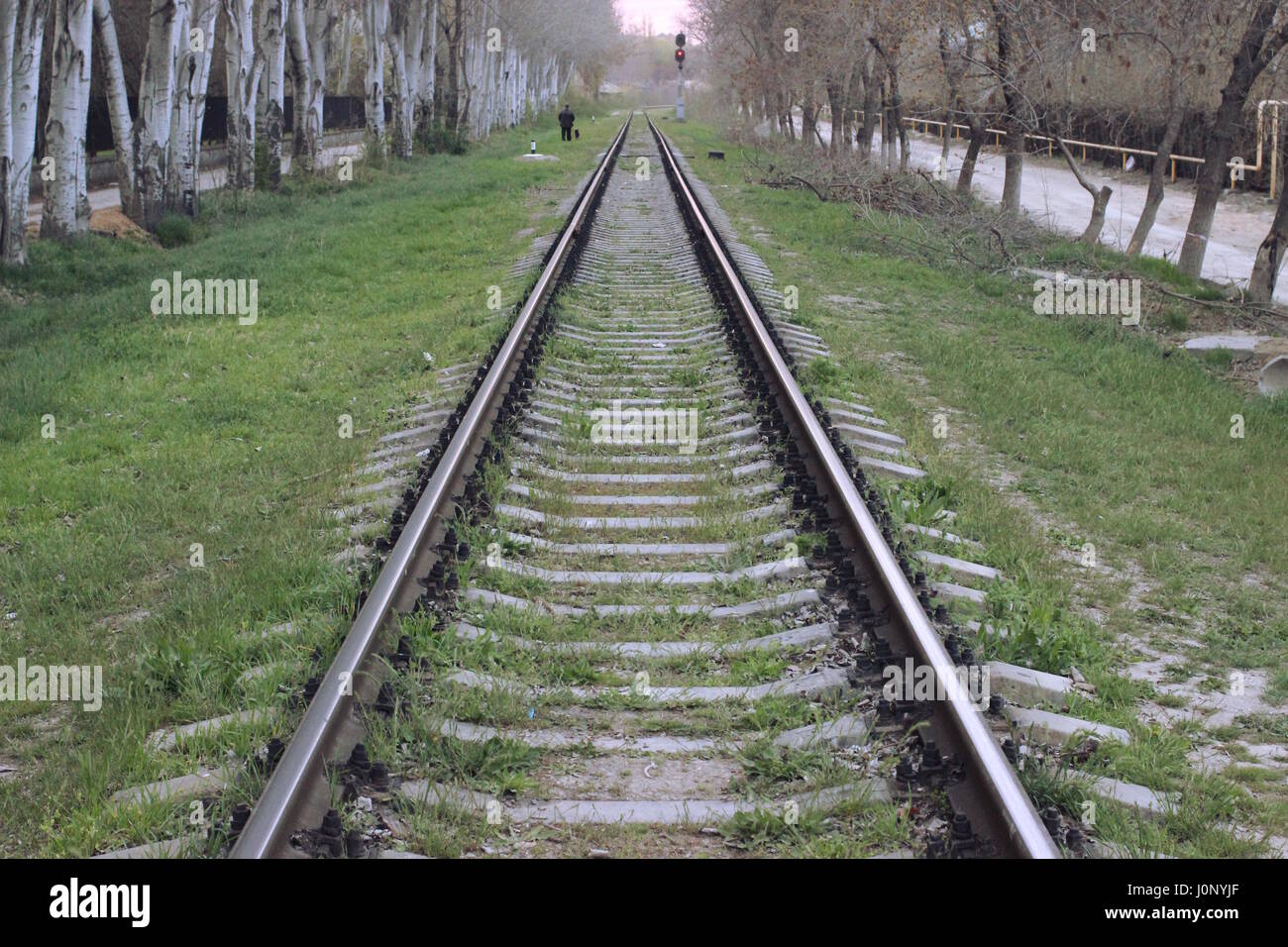 Garden railway sleepers hi-res stock photography and images - Alamy