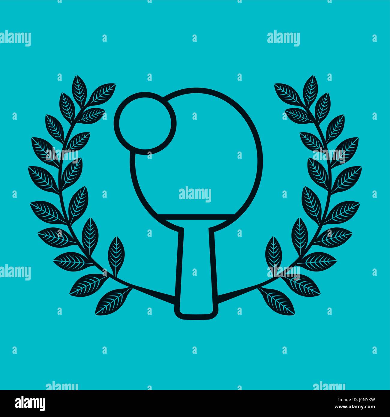 Outdoor ping pong tennis Stock Vector Images - Alamy