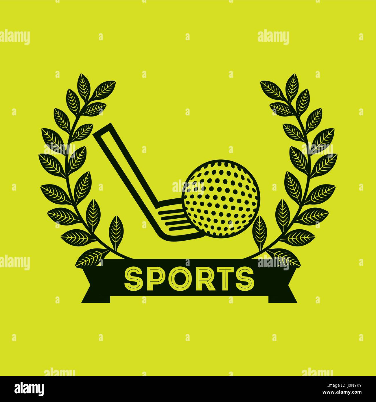 golf sport emblem icon Stock Vector Image & Art - Alamy