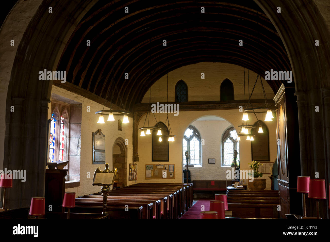 St Nicholas Church, Peopleton, Worcestershire, England, UK Stock Photo ...