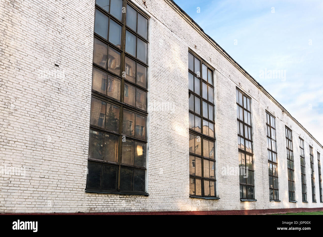 Industrial Brick Factory Walls