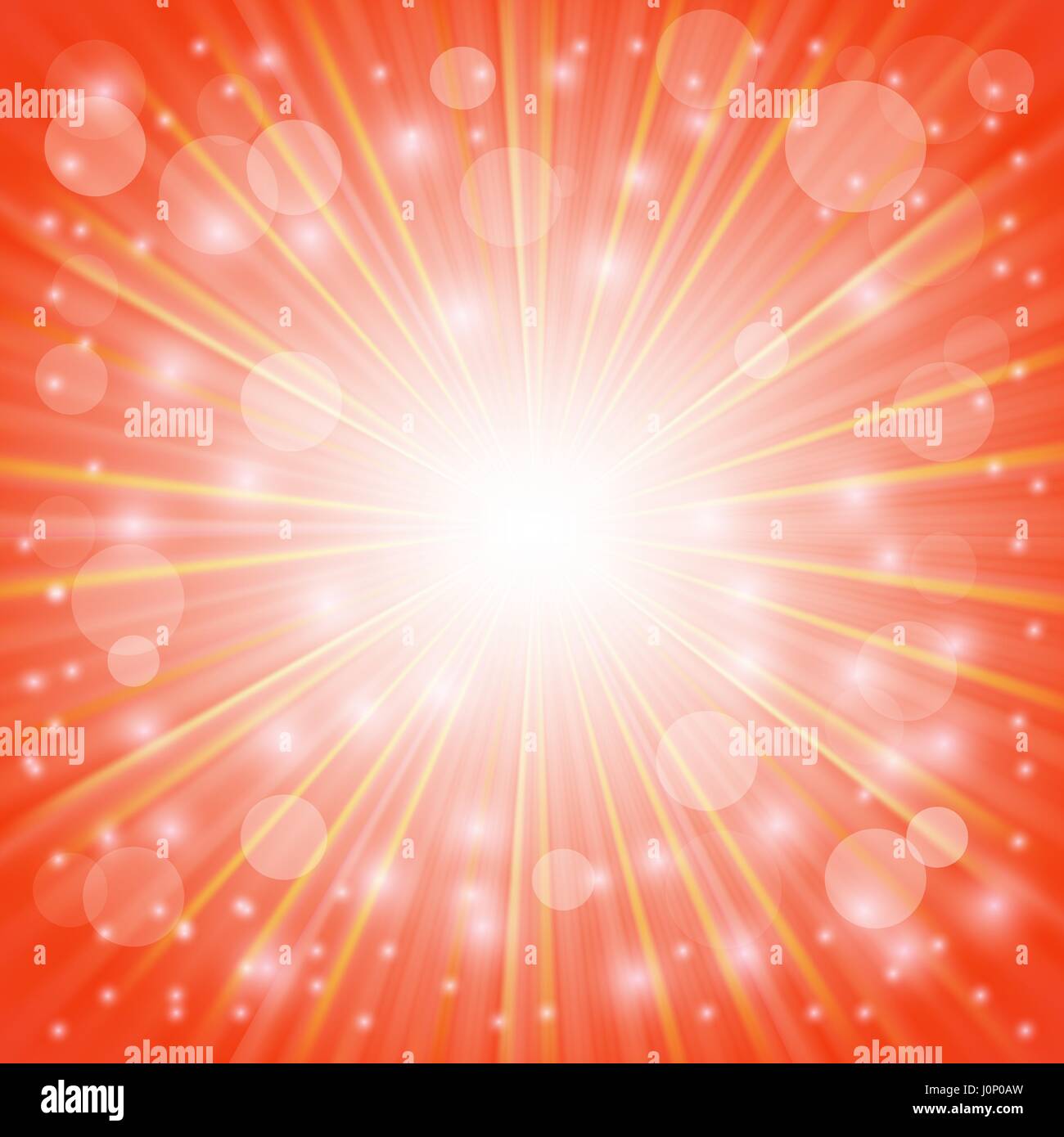 Orange Sun Lights Stock Vector Image & Art - Alamy