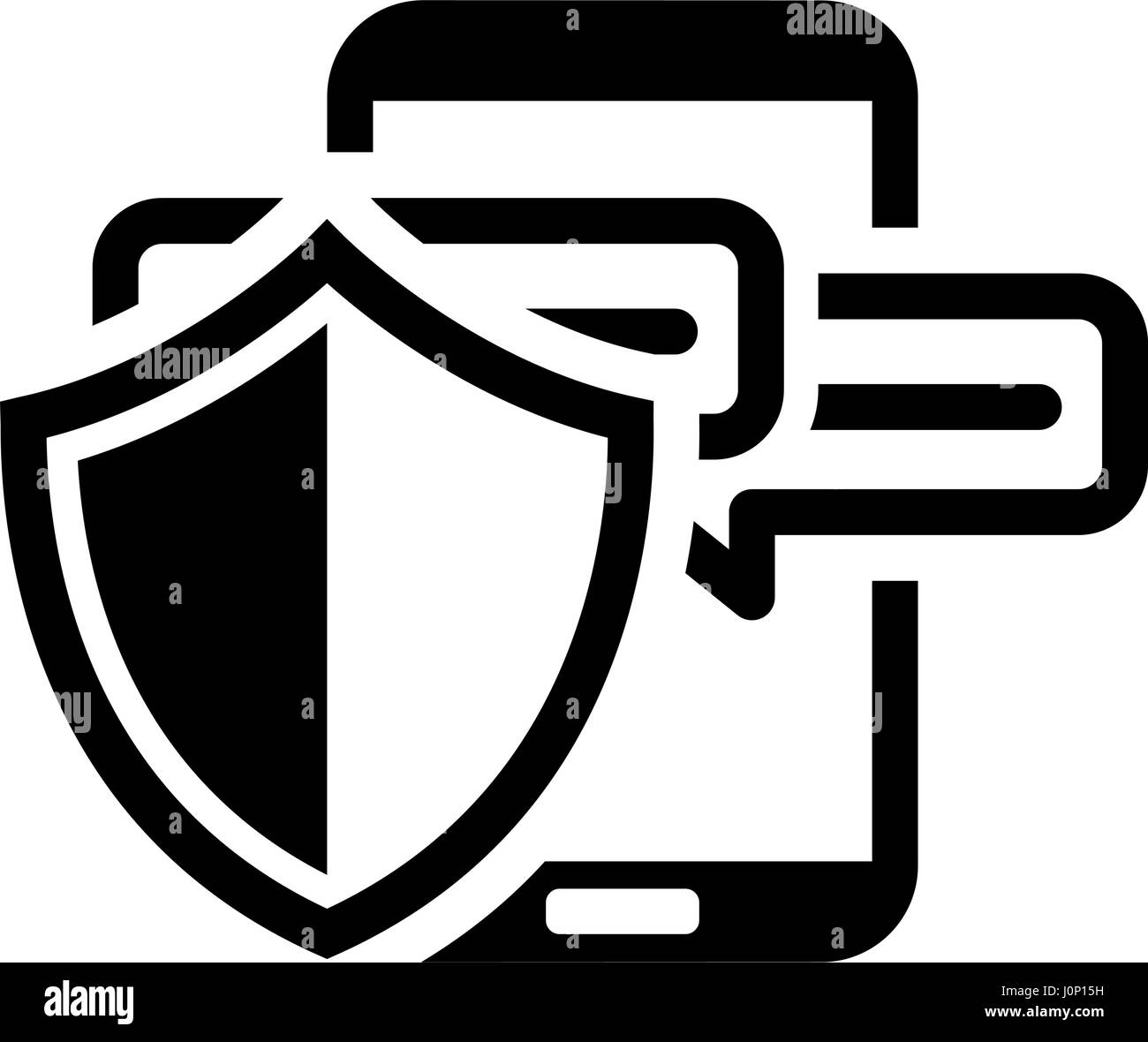 Safety Messaging Icon. Flat Design Stock Vector Image & Art - Alamy