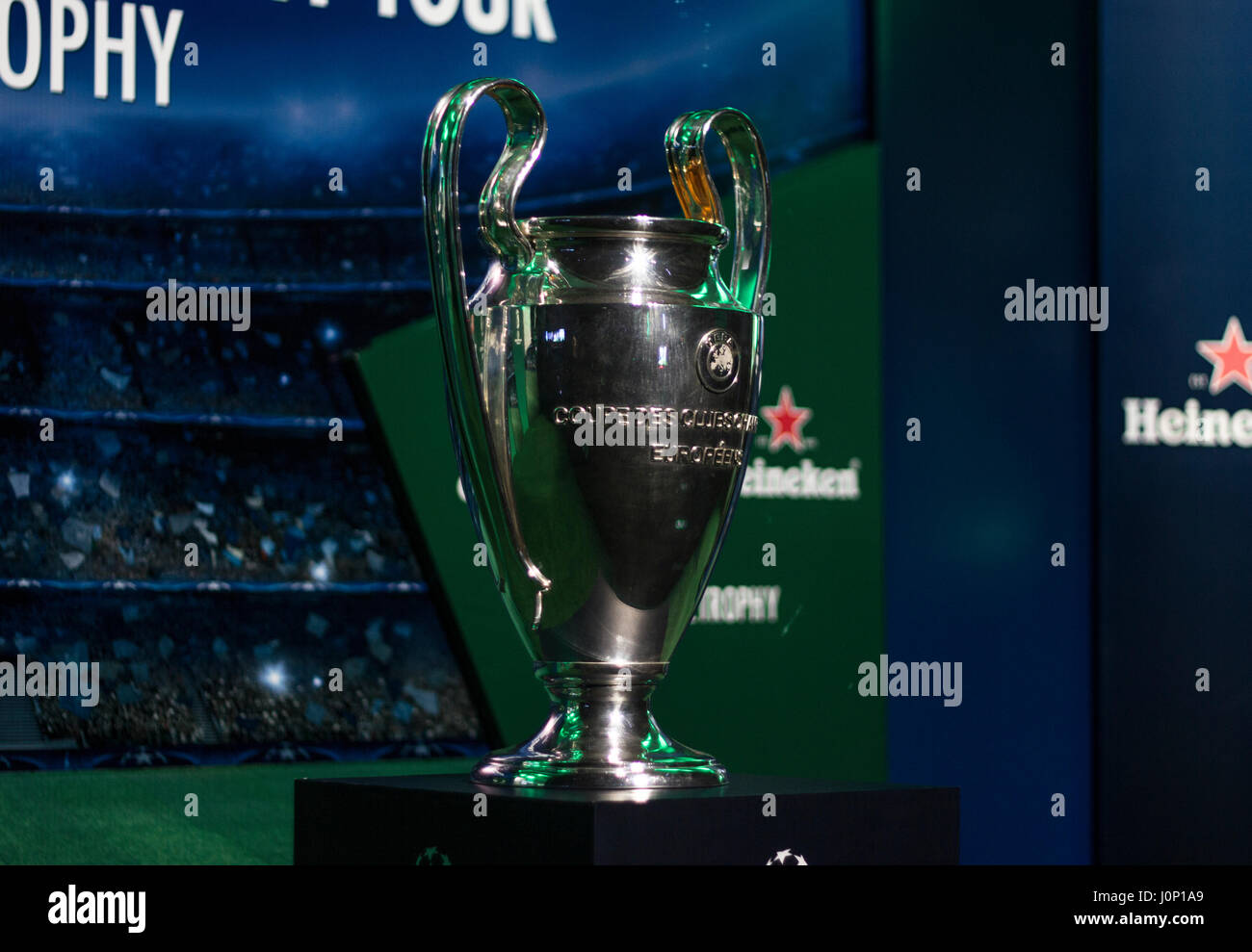 Uefa Champions League Trophy High Resolution Stock Photography and ...
