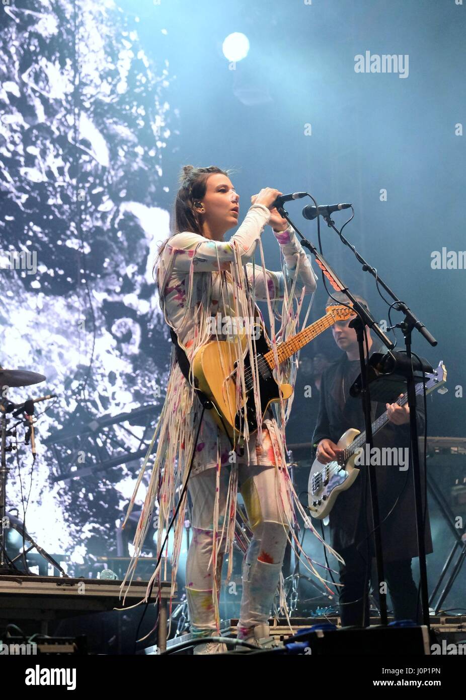 Icelandic group Of Monsters and Men with lead singer Nanna Bryndís ...