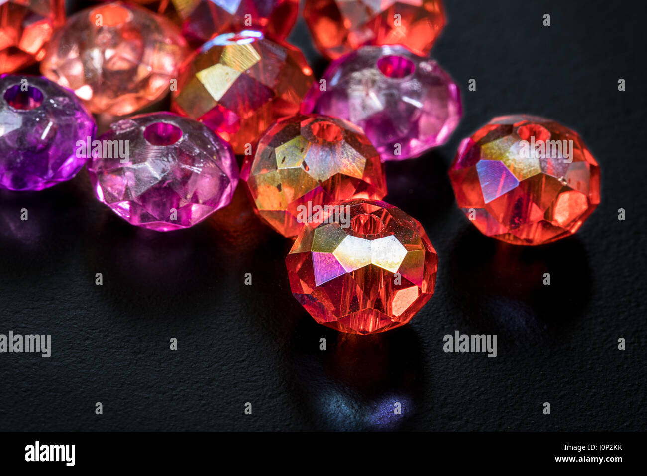 Closeup shot black beads hi-res stock photography and images - Alamy