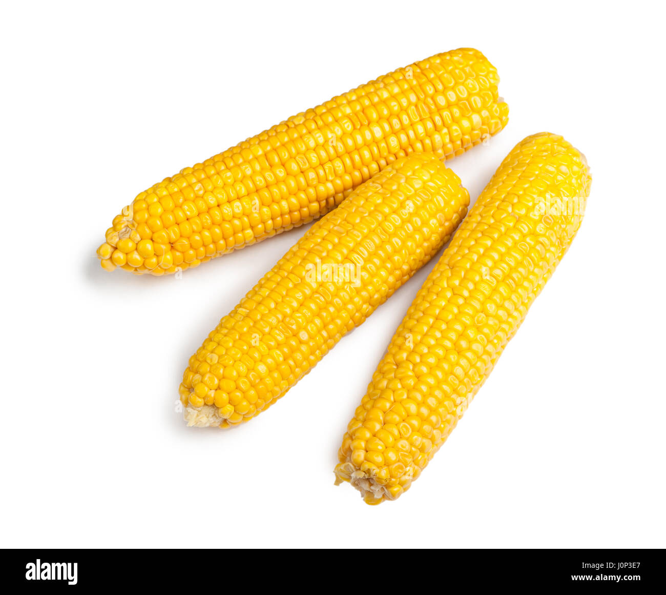 Corn cob isolated on white background Stock Photo - Alamy