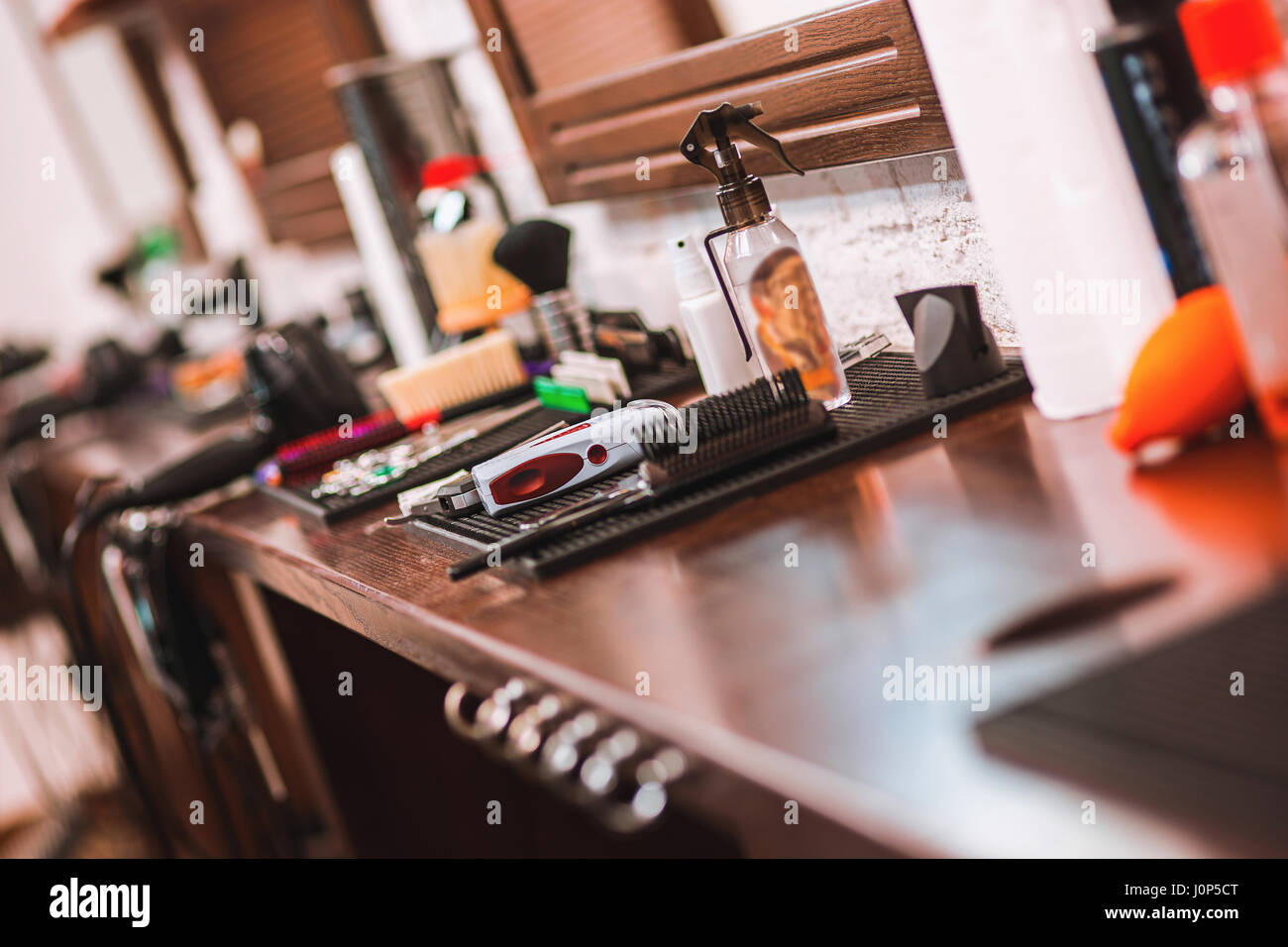 Barber shop equipment hi-res stock photography and images - Alamy