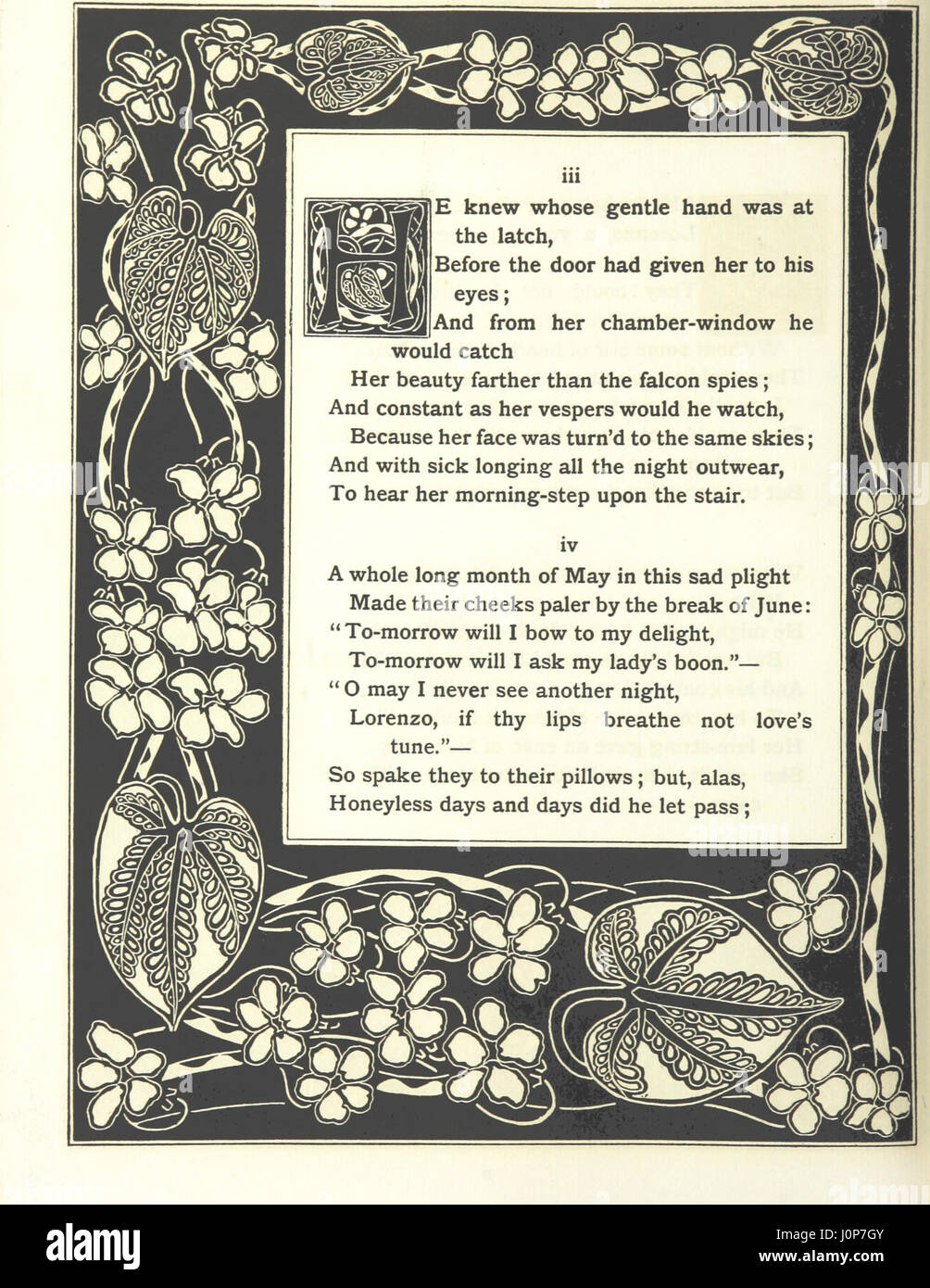 An illustrated and decorated edition of the poem 'Isabella, or The Pot ...