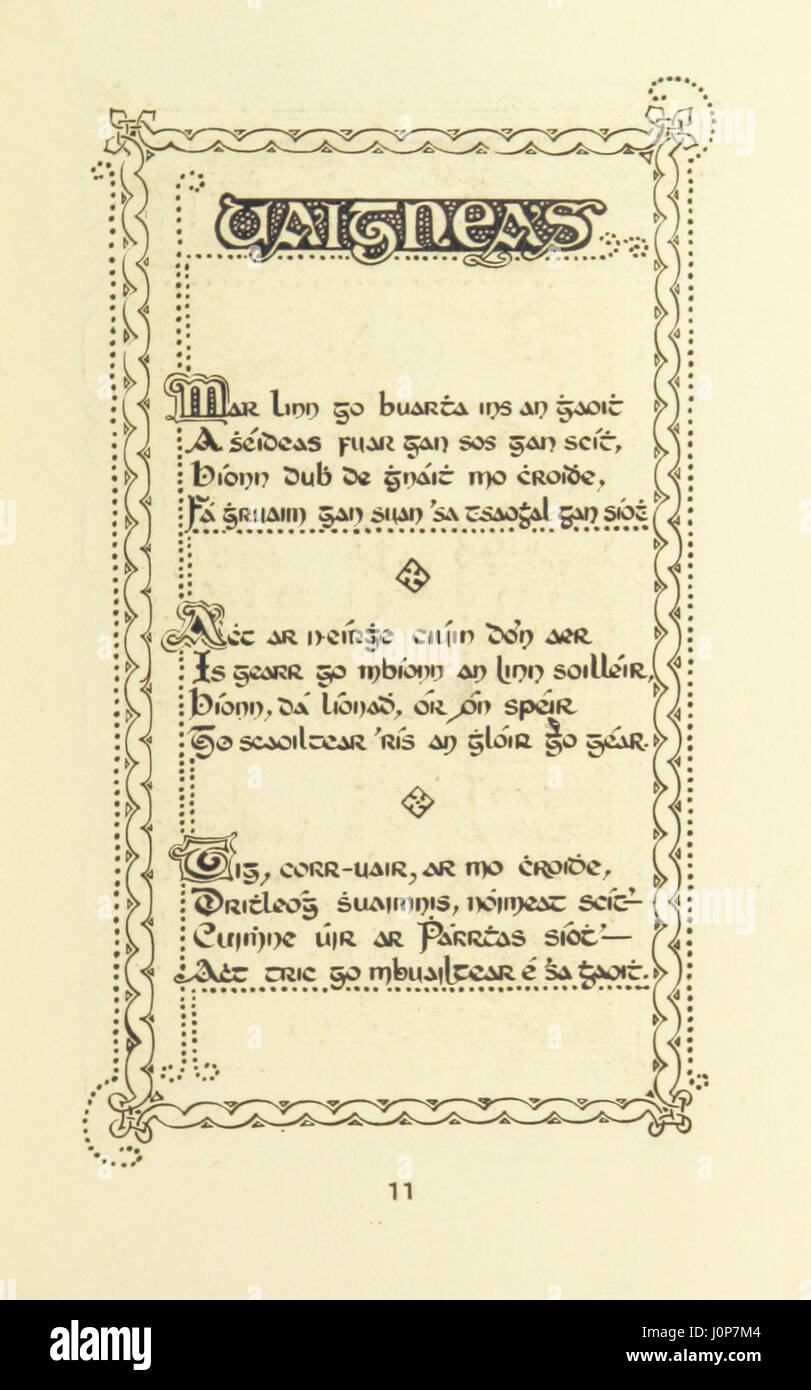 A work in the Irish language, titled 'Dornaín dan Saor do mhaisigh ...