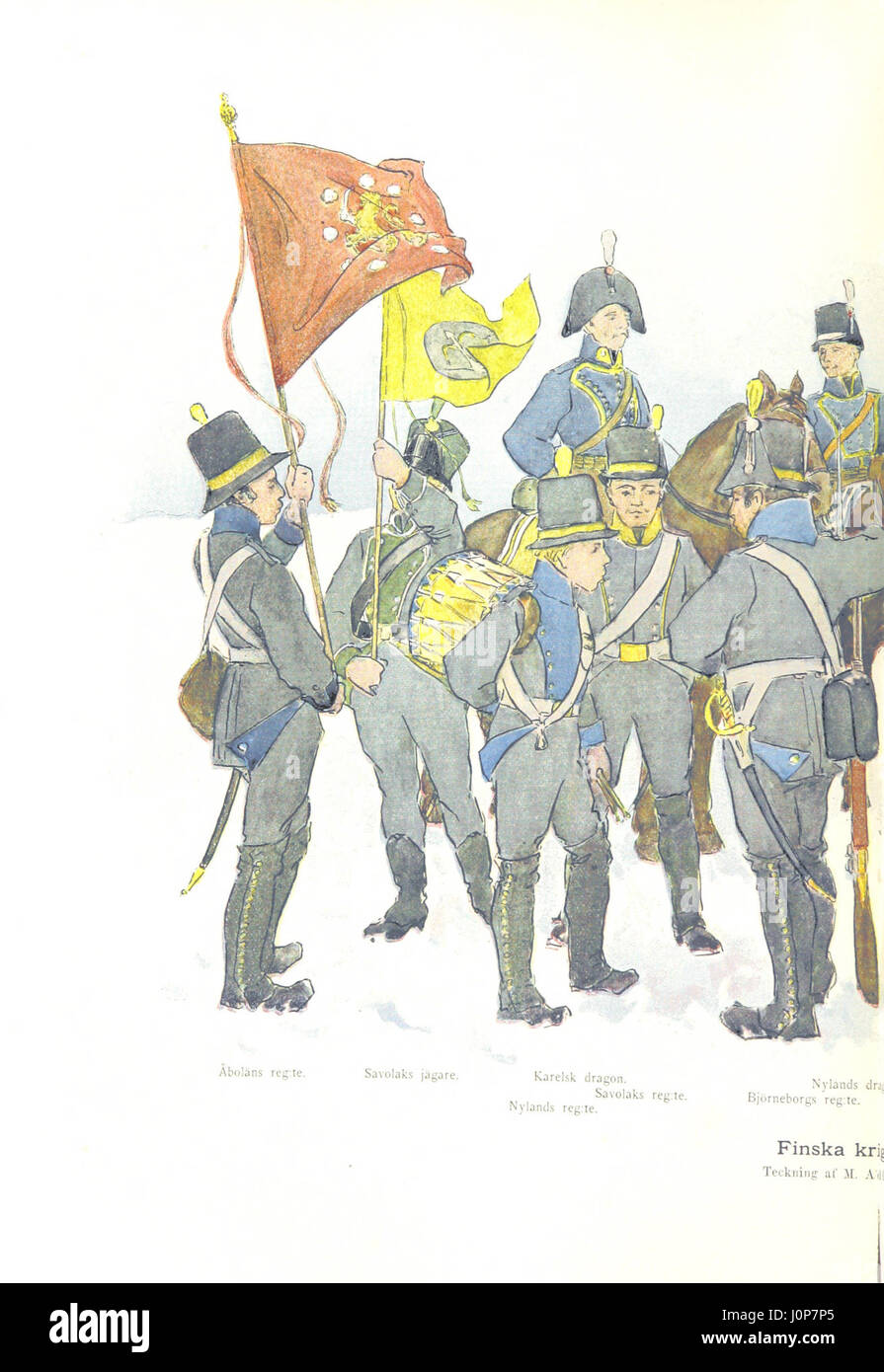 'Finska Kriget' details the Finnish War of 1808-1809, a conflict ...