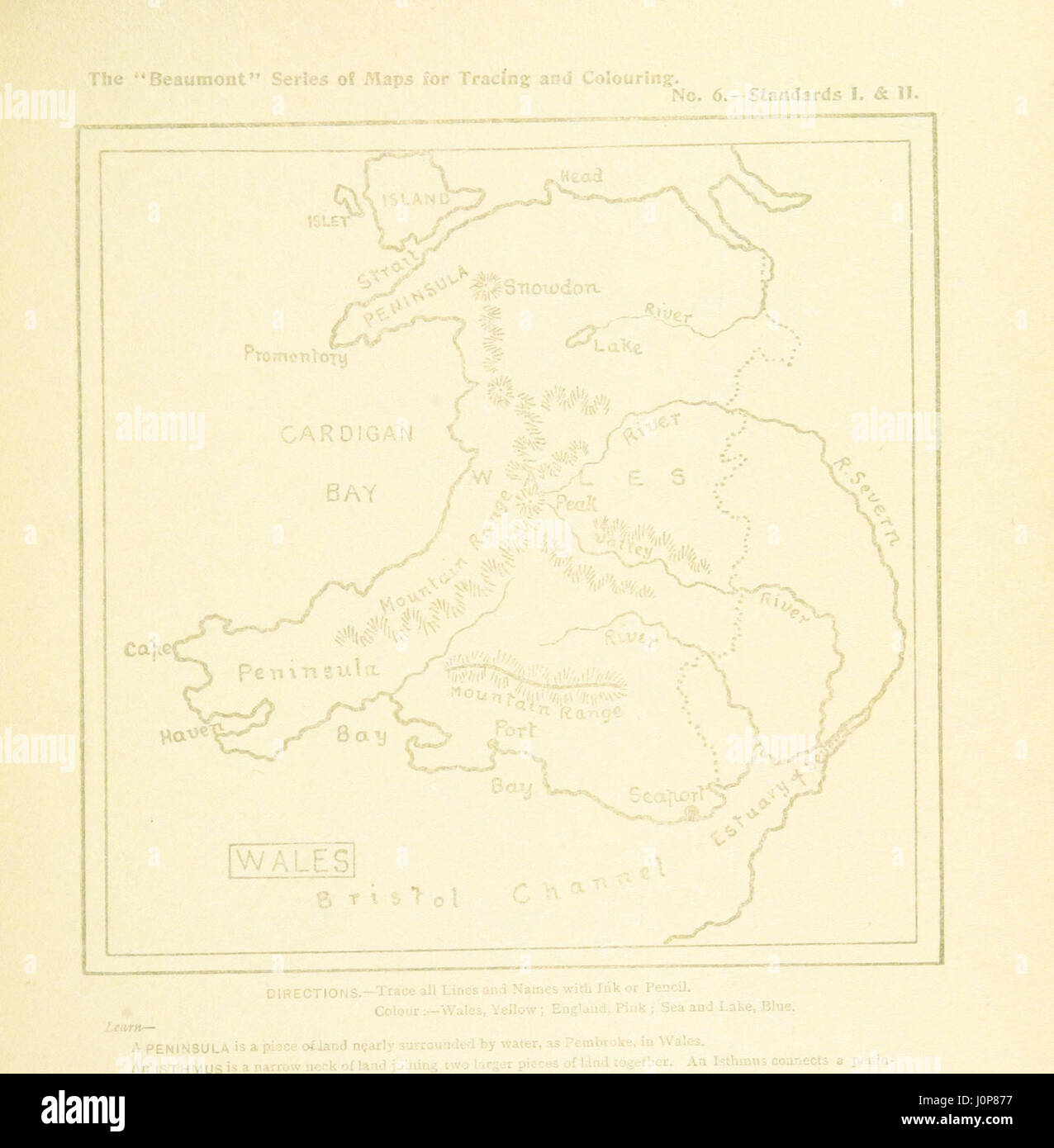 This image is from 'The Beaumont Geography and Map Tracing Book', which ...