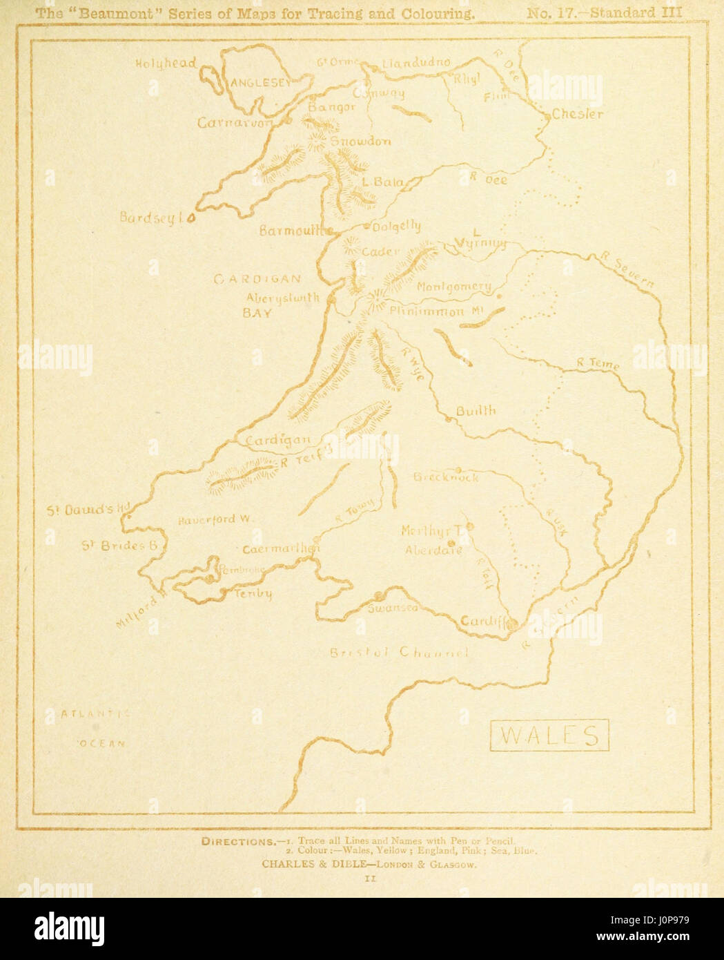 This image is from *The Beaumont Geography and Map Tracing Book*, which ...