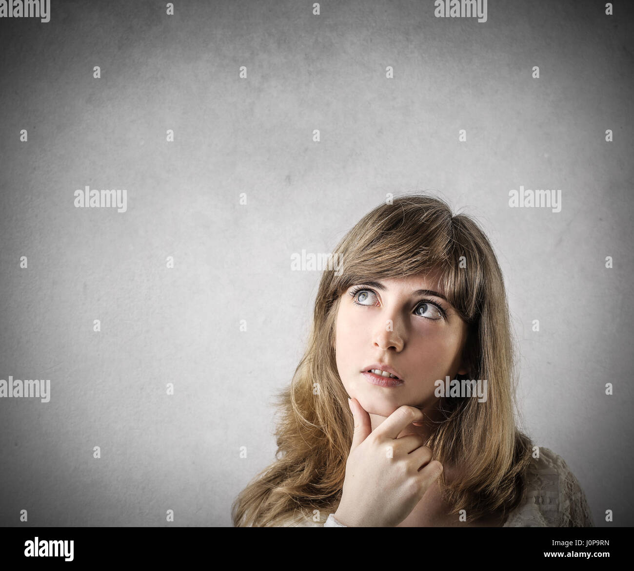 Cartoon teenager thinking hi-res stock photography and images - Alamy