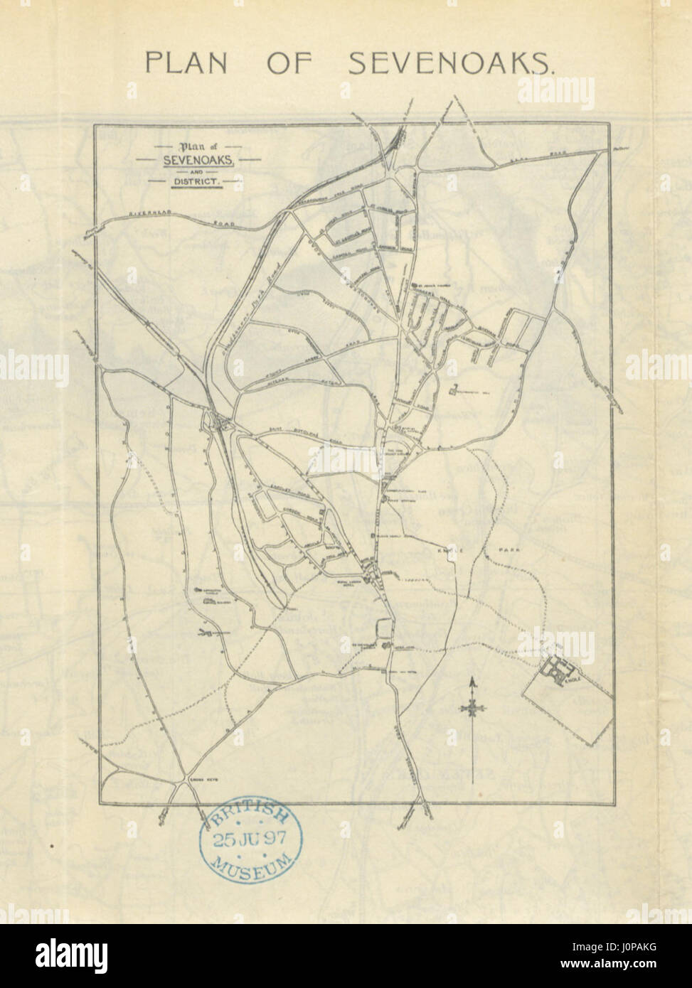 'Salmon's Guide to Sevenoaks' is an illustrated guidebook detailing the ...