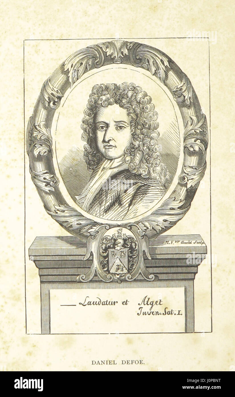 Daniel defoe portrait english author hi-res stock photography and ...