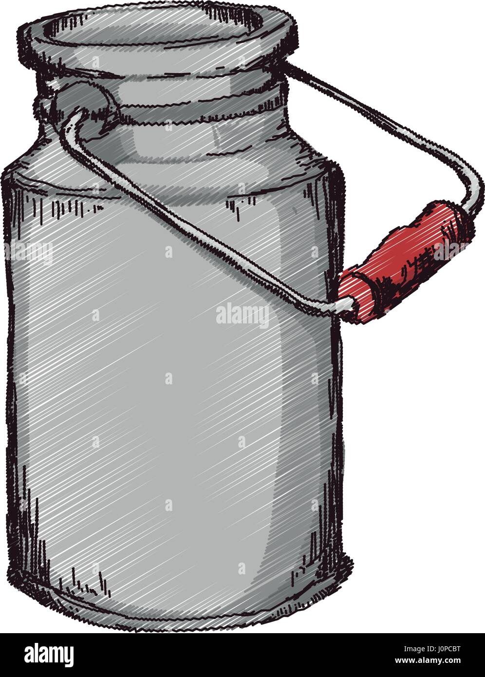 Milk can container Stock Vector Image & Art - Alamy