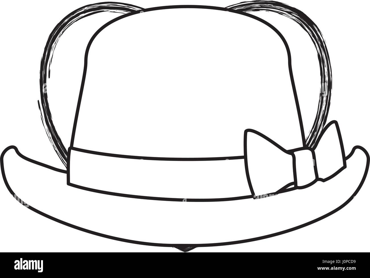 Classic vintage hat Stock Vector Image & Art - Alamy