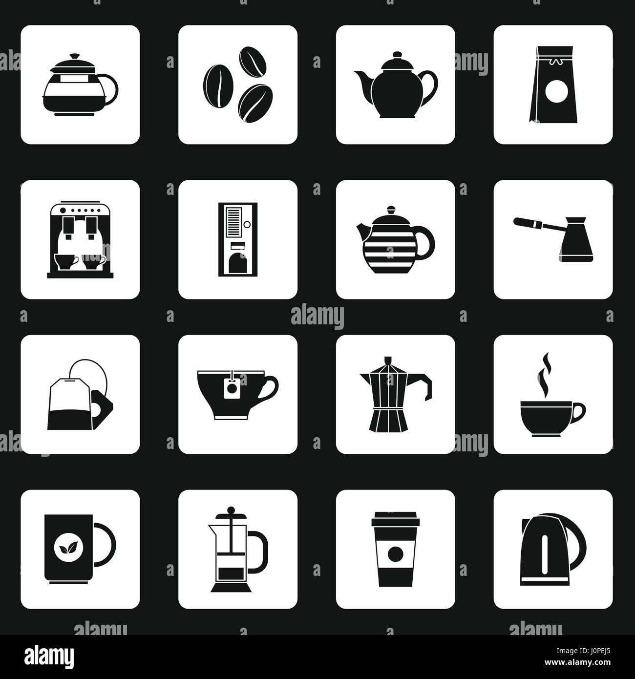 Portable coffee machine Stock Vector Images - Alamy