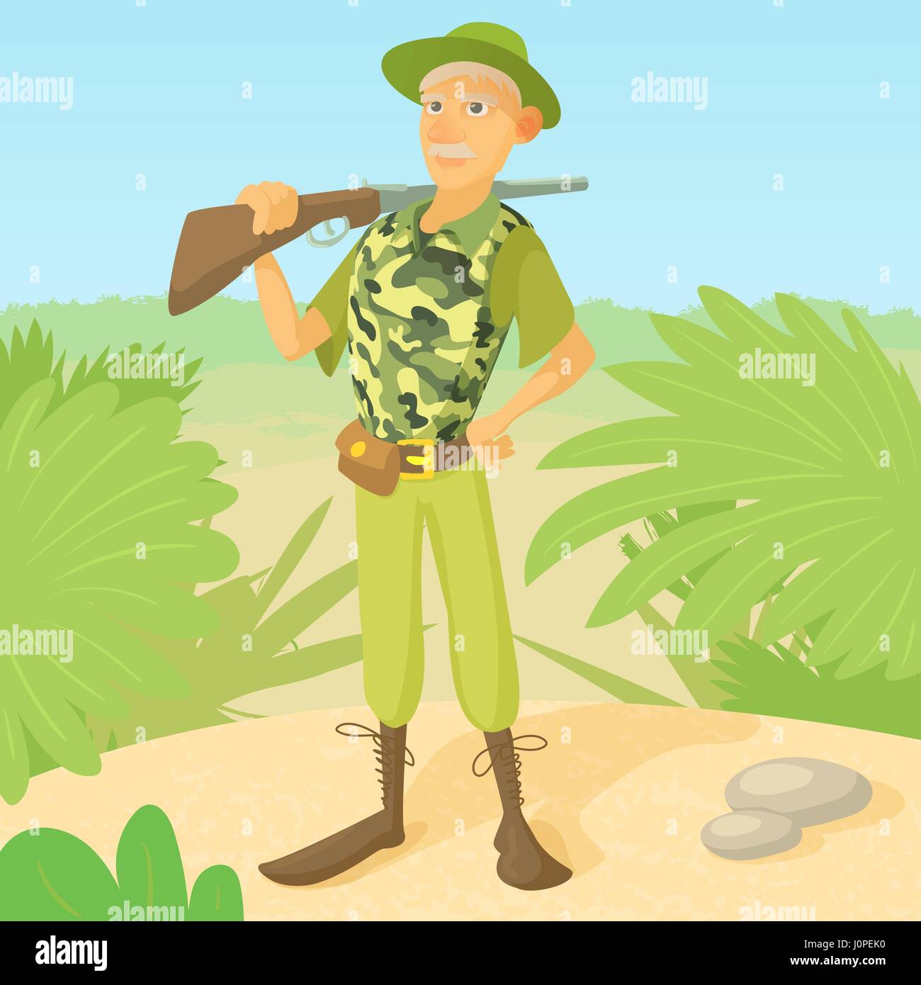 Huntsman hunter dog hunting Stock Vector Images - Alamy