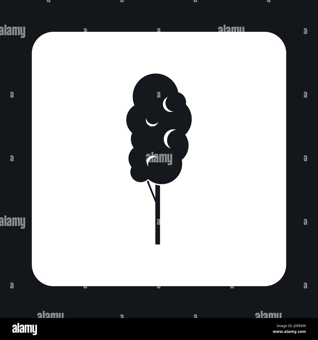 Tree icon in simple style Stock Vector Image & Art - Alamy