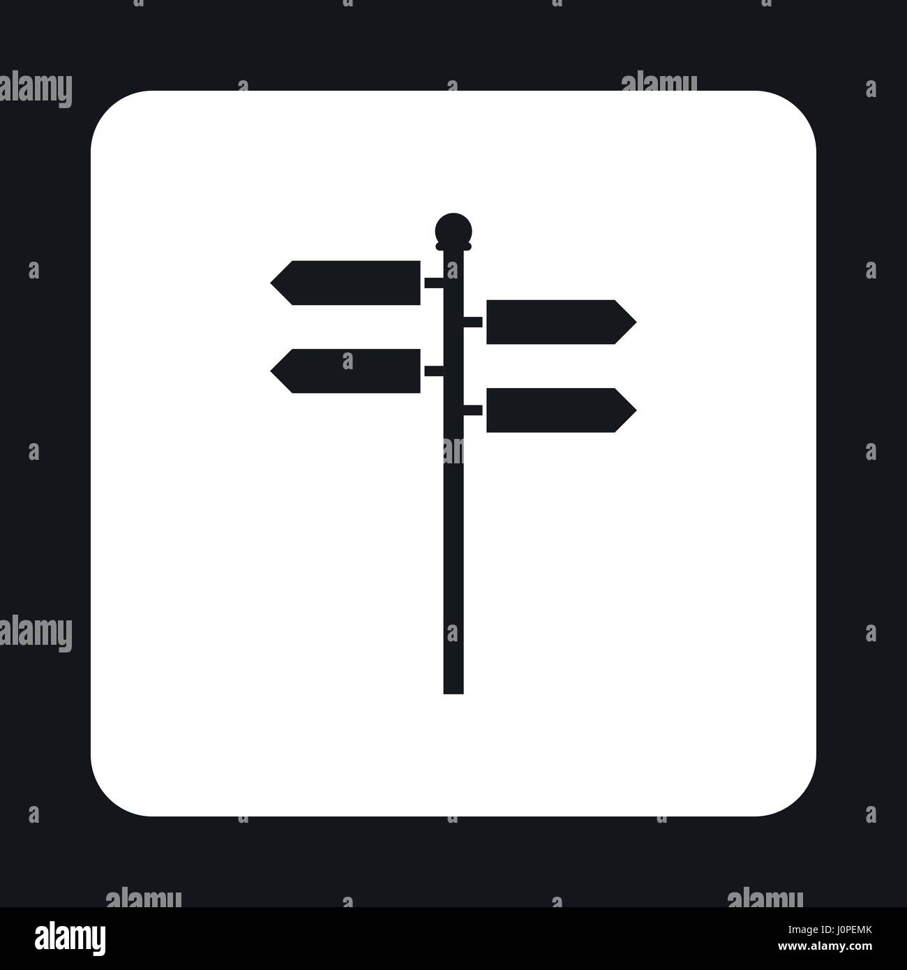 Pathway signs Stock Vector Images - Alamy