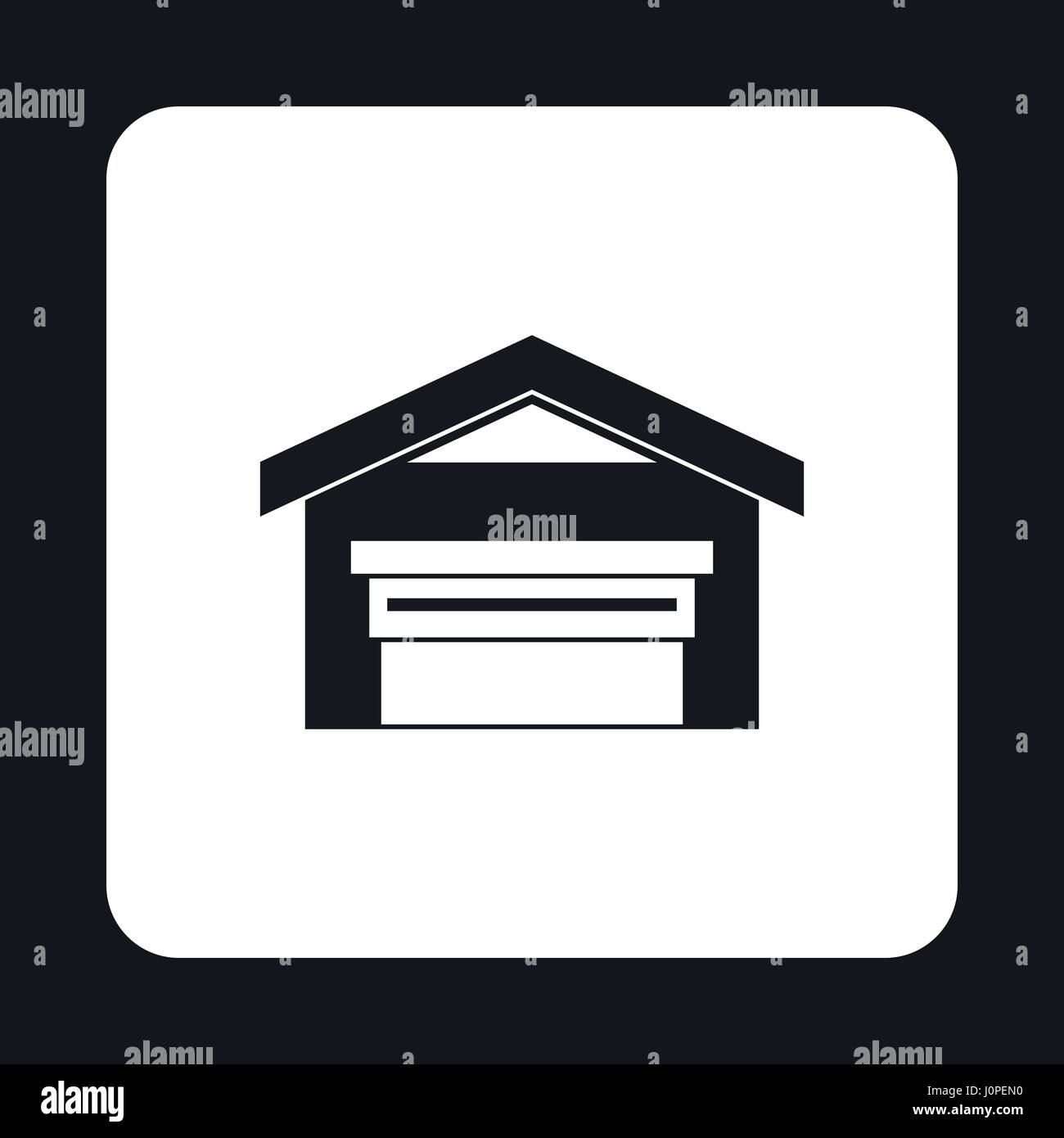 Warehouse building icon, simple style Stock Vector Image & Art - Alamy