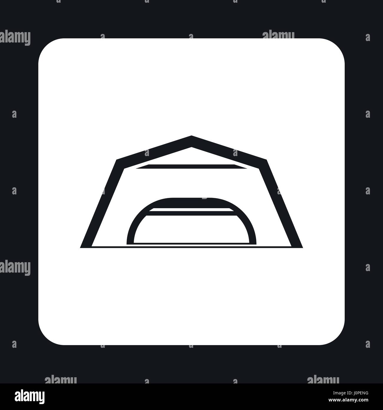 Hangar icon in simple style Stock Vector Image & Art - Alamy