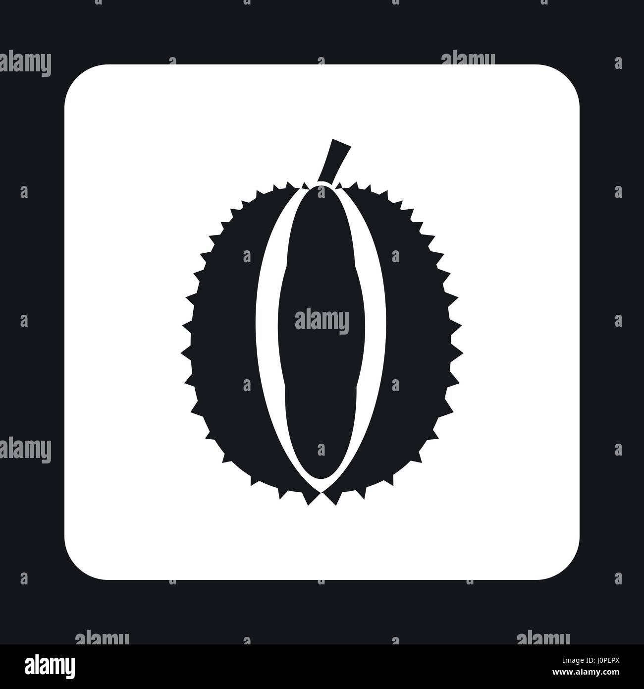 Durian fruit icon, simple style Stock Vector Image & Art - Alamy