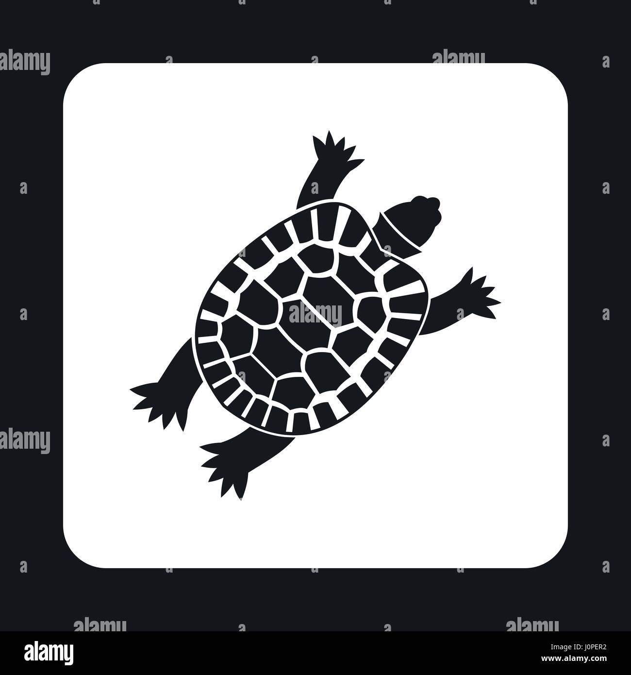 Turtle icon, simple style Stock Vector Image & Art - Alamy