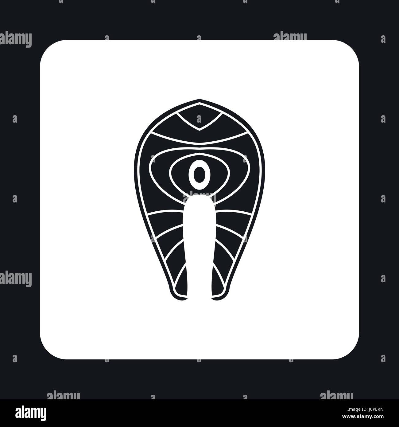 Fish fillet icon, simple style Stock Vector Image & Art - Alamy