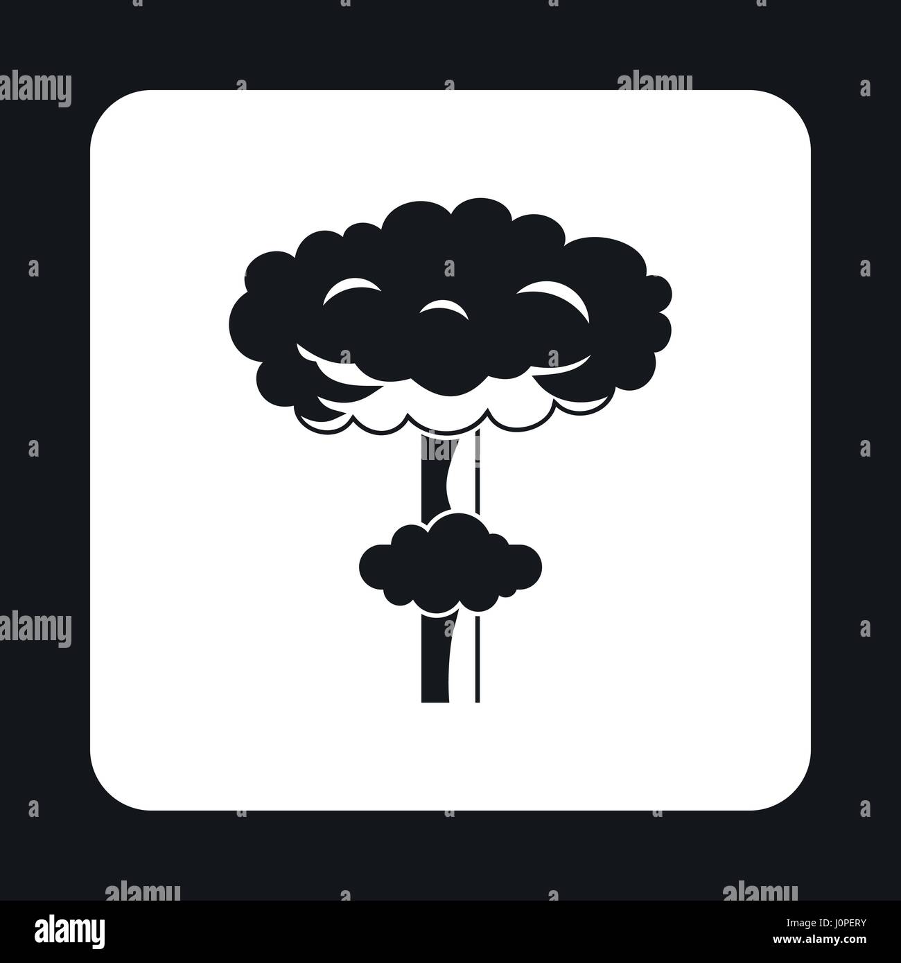 Explosion icon, simple style Stock Vector Image & Art - Alamy