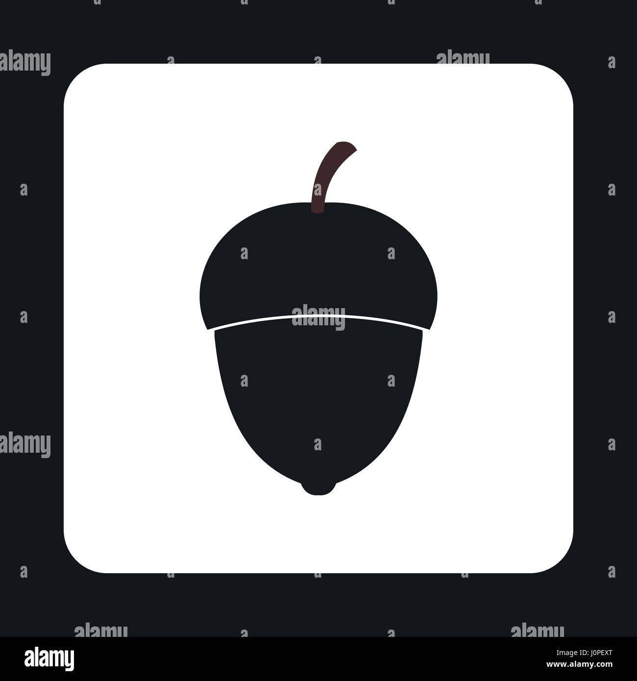 Acorn icon, simple style Stock Vector Image & Art - Alamy