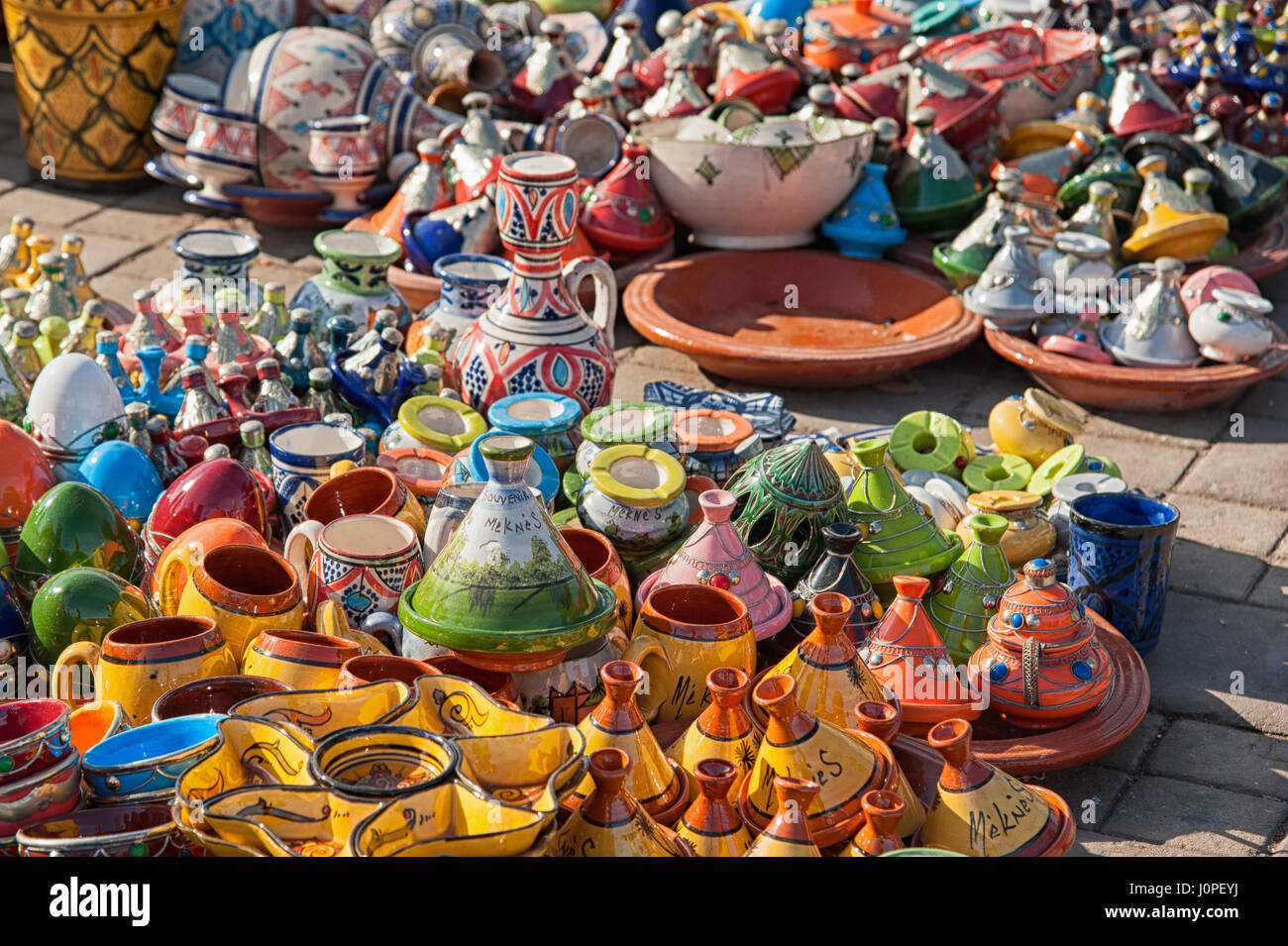 Meknes pottery hi-res stock photography and images - Alamy