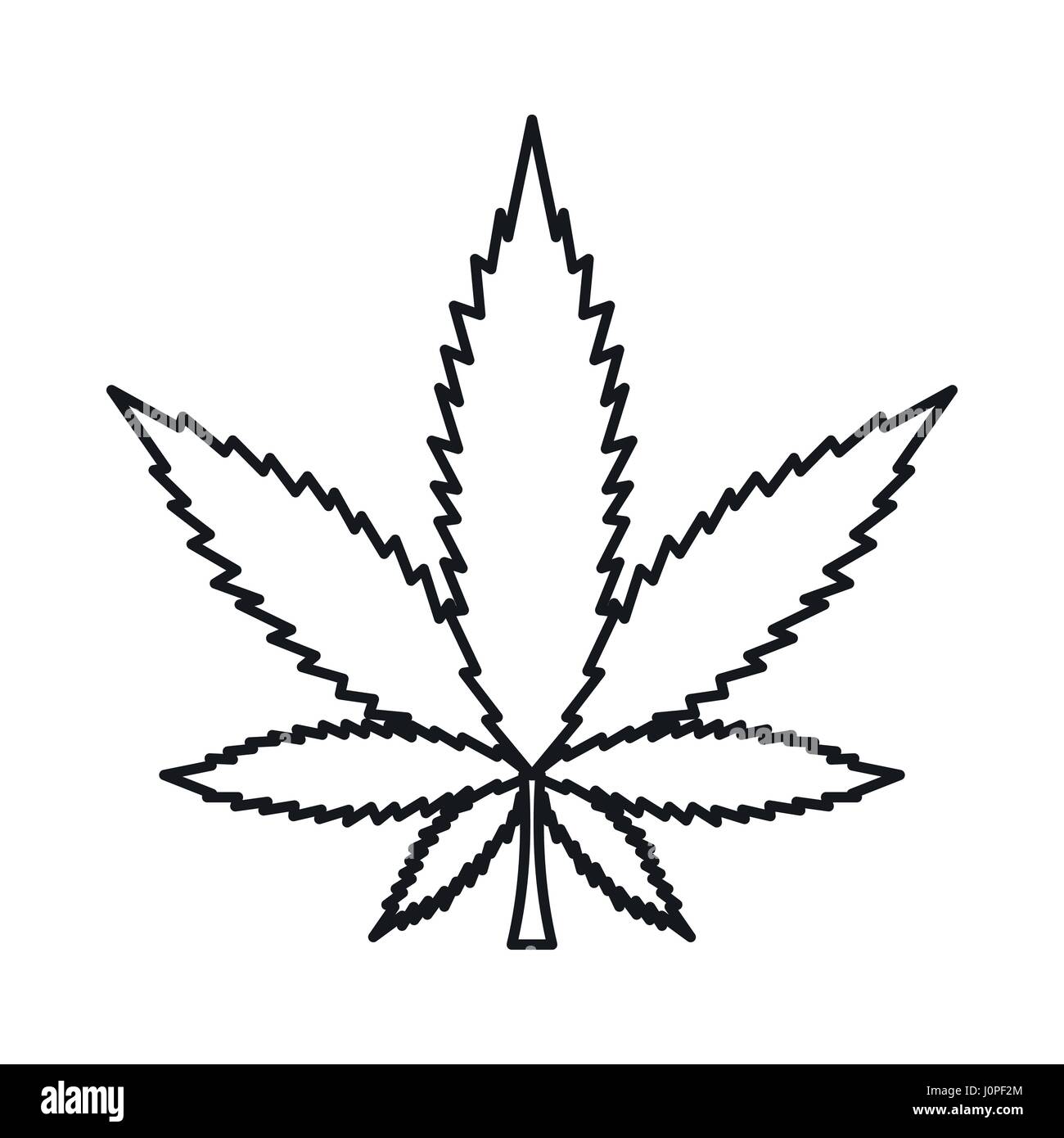 Cannabis marijuana leaf icon, outline style Stock Vector Image & Art ... Cannabis marijuana leaf icon, outline style Stock Vector Image & Art ...