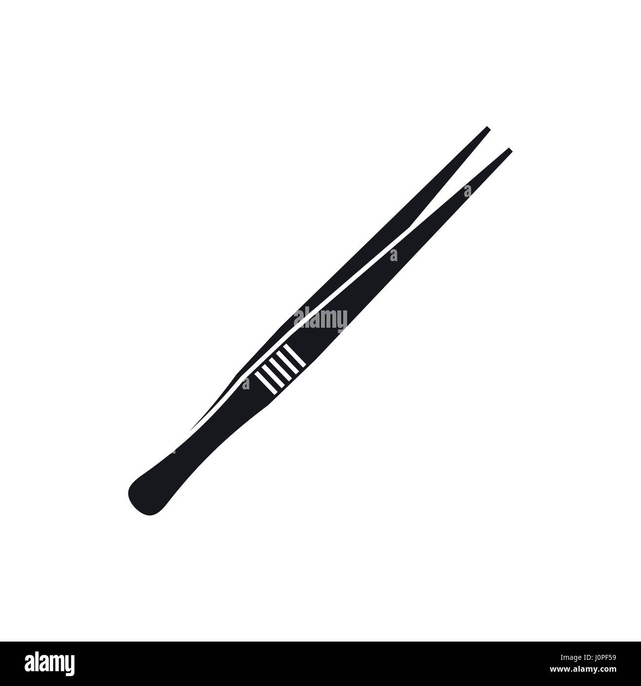 Tweezers icon simple illustration Stock Vector Images - Alamy