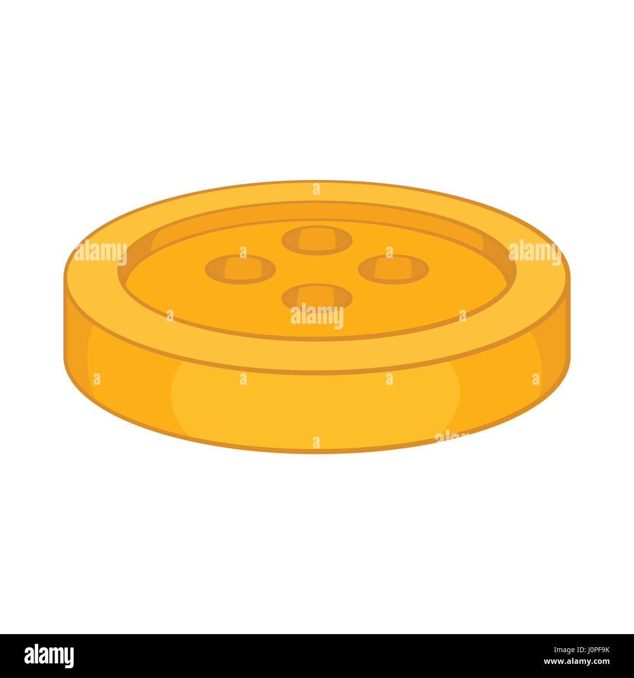 Sewing button icon, cartoon style Stock Vector Image & Art - Alamy