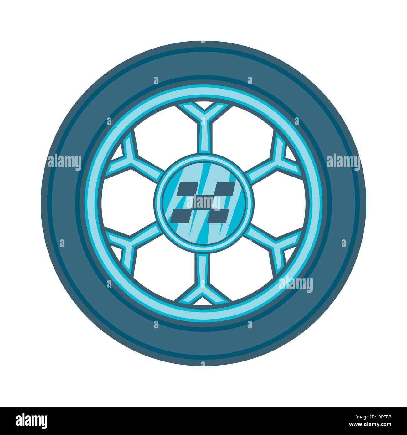 Wheel from racing car icon, cartoon style Stock Vector Image & Art - Alamy