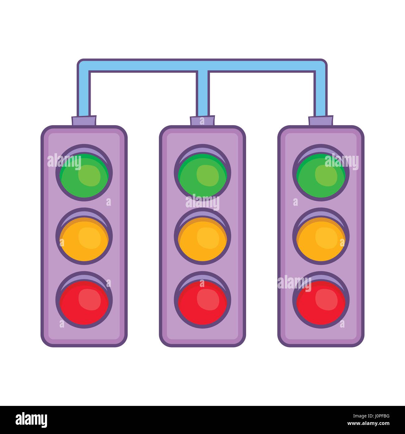 Racing traffic lights icon, cartoon style Stock Vector Image & Art - Alamy