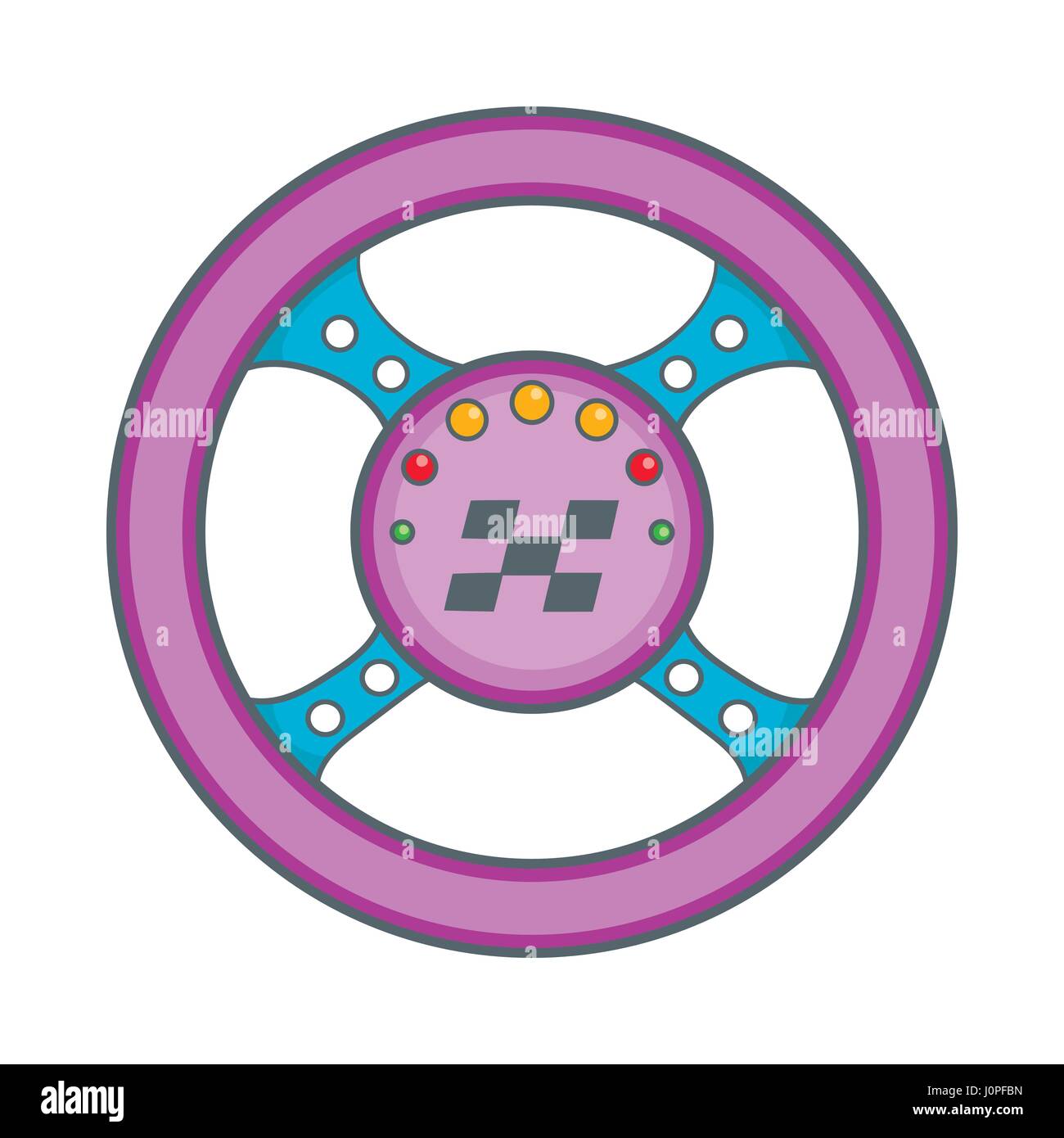 Racing rudder icon, cartoon style Stock Vector Image & Art - Alamy