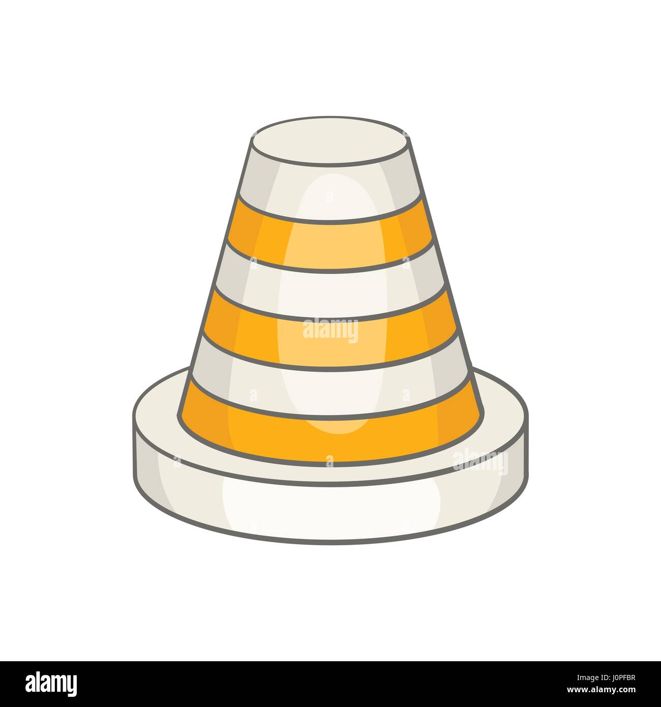 Traffic cone icon, cartoon style Stock Vector Image & Art - Alamy