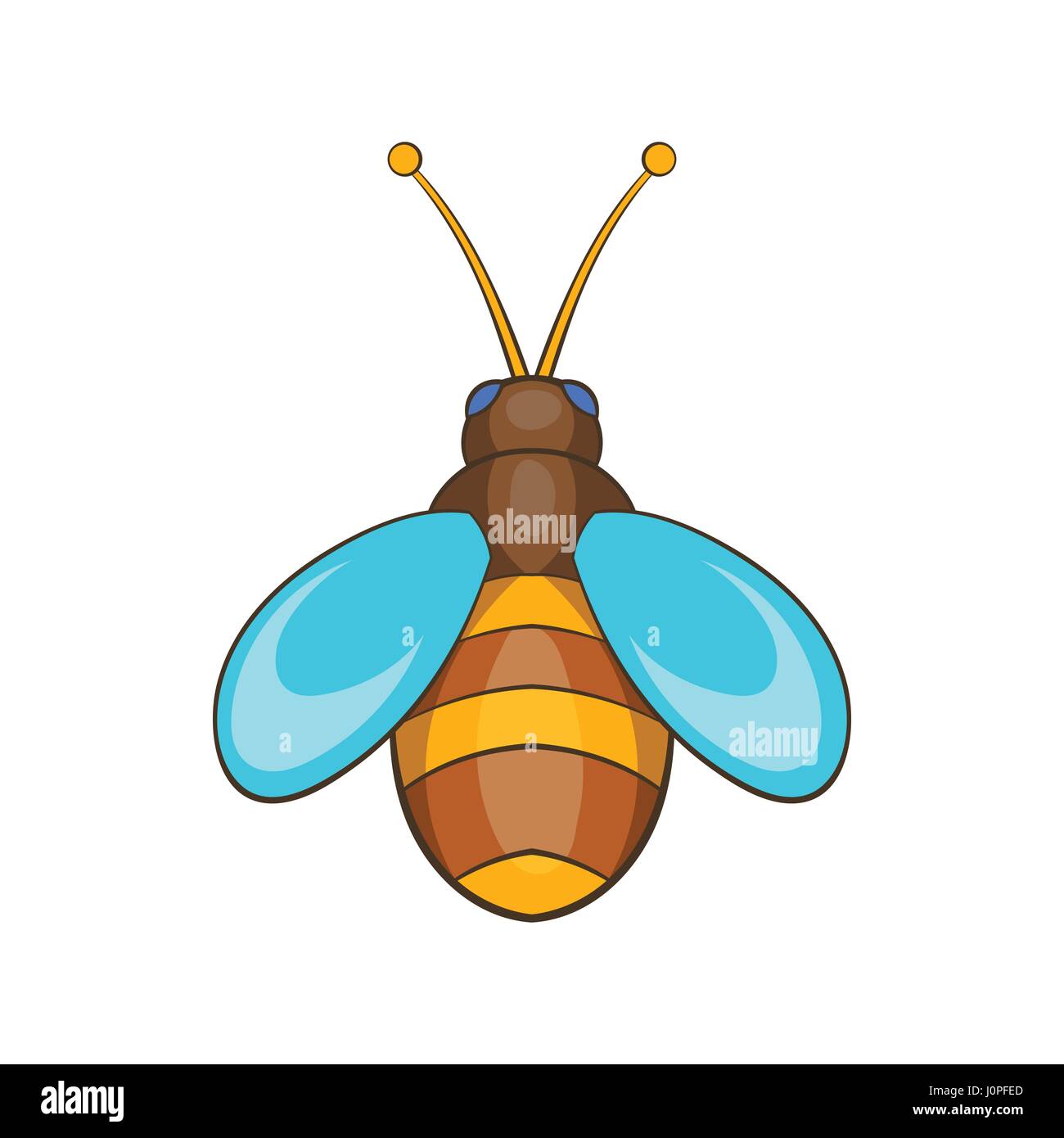 Bee icon, cartoon style Stock Vector Image & Art - Alamy