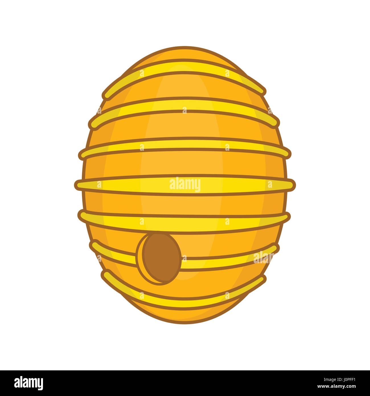 Round beehive icon, cartoon style Stock Vector Image & Art - Alamy