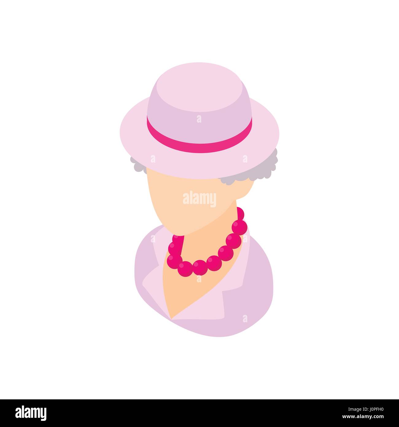 Female english icon, cartoon style Stock Vector Image & Art - Alamy