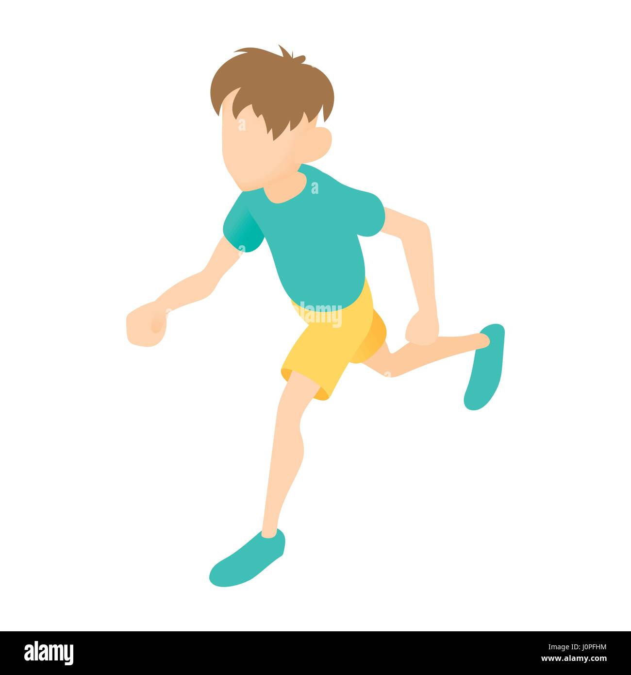Runner icon, cartoon style Stock Vector Image & Art - Alamy
