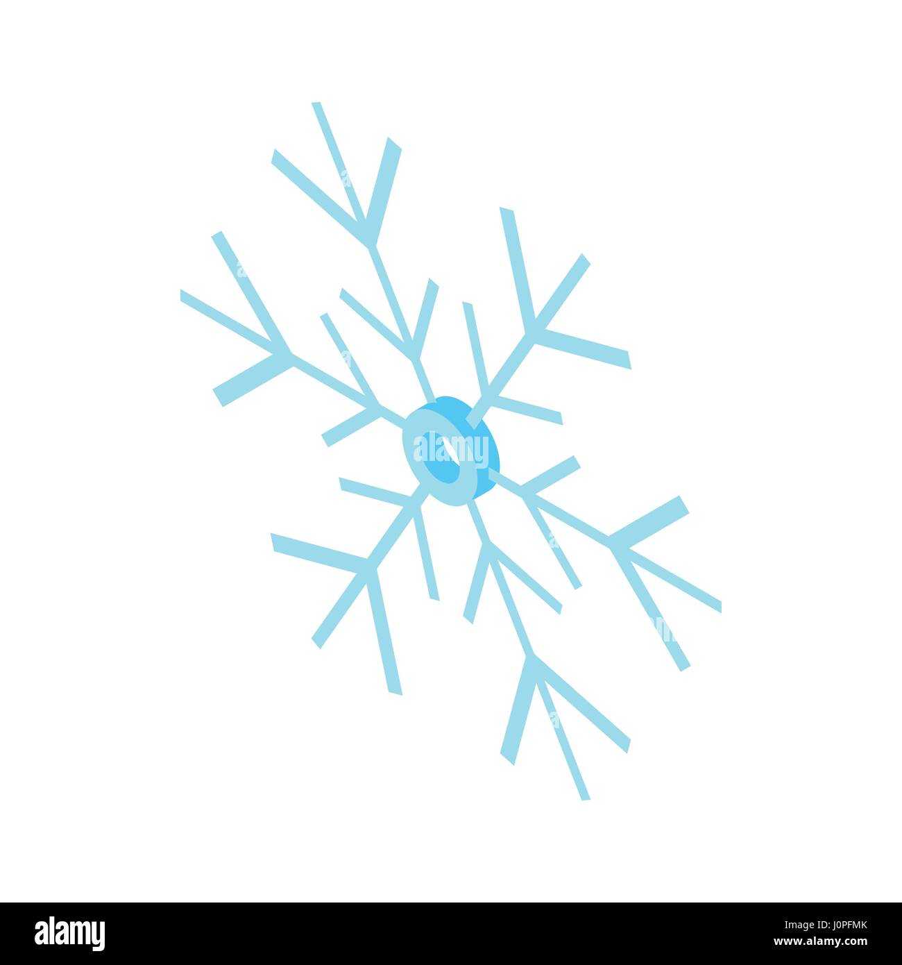 Snowflake icon, cartoon style Stock Vector Image & Art - Alamy
